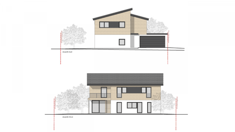 Versetztes Pultdachhaus - Grundrisse & Planungen | abp